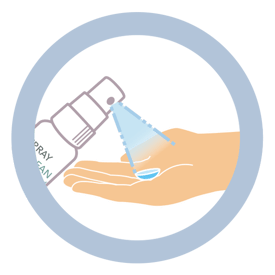 SPRAY&CLEAN | Products | Consumer | Menicon